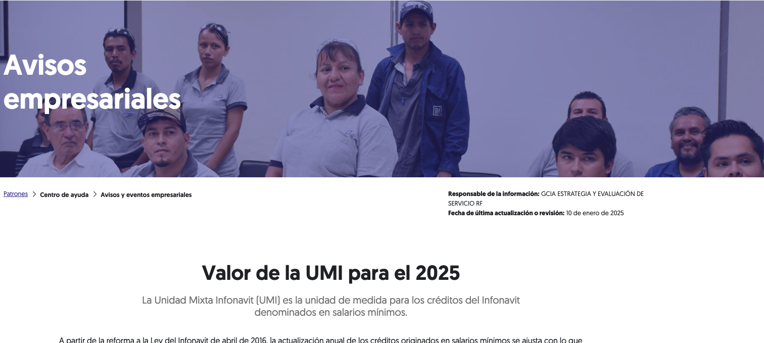 Conoce el valor de la UMI 2025 | Auditores Delta